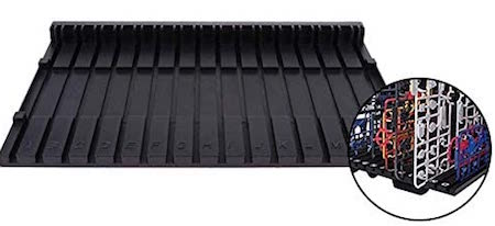 Hobby workbench organizers. For tools and paint and supplies.