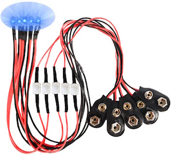 LED lighting bulbs for scale models and hobby projects.