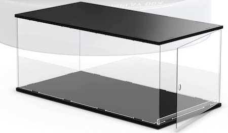 Display Cases, for toys, models, scale models, and collectibles.