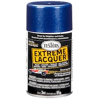 Testors hobby model paint both acrylic and anamel.