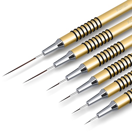 Paint brushed for scale model and figure painting.