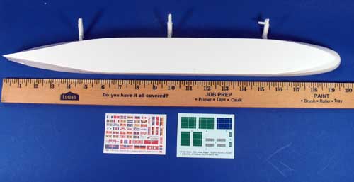 Revell SS United States cruise liner model kit.