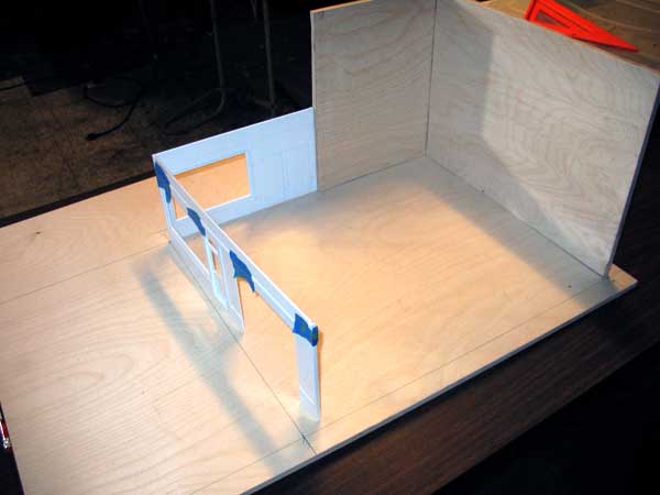 Scale Model Car Garage shop.