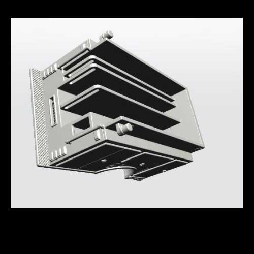 Fire Engine Bin Rescue Truck Body - Motts Models