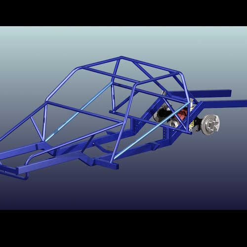 1970s Chevy Camaro Pro Stock Chassis - CoolModels